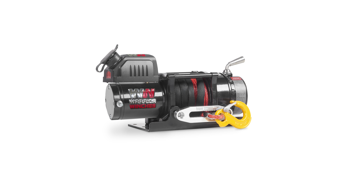 Vinsj Ninja 4500 12V Armortek syntetisk tau | Warrior Winches ...