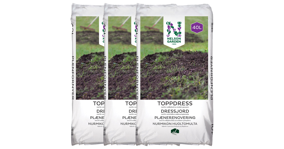 Toppdress 40 L - 3 pk | Nelson Garden | Felleskjøpet