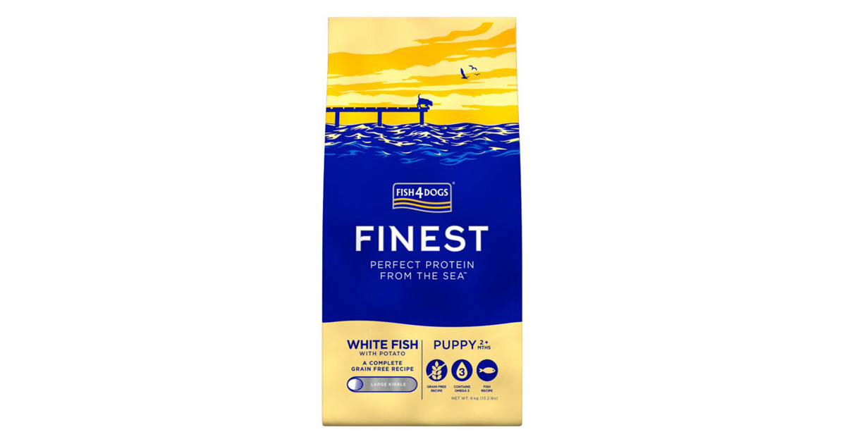 Hundefôr Finest Puppy Fish L 6 kg | Fish4Dogs | Felleskjøpet