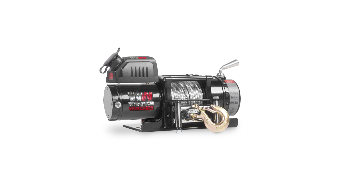 Vinsj Ninja 4500 12V stålvaier | Warrior Winches | Felleskjøpet