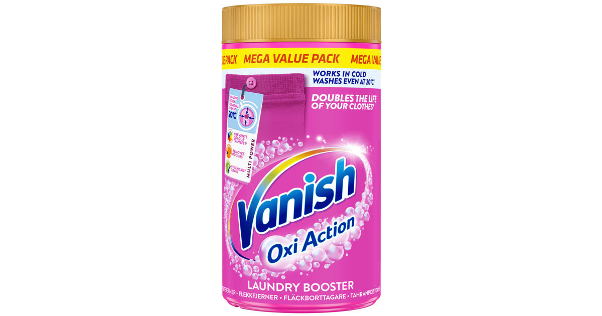 Vaskepulver Vanish Pink Powder 1,5 kg | Felleskjøpet