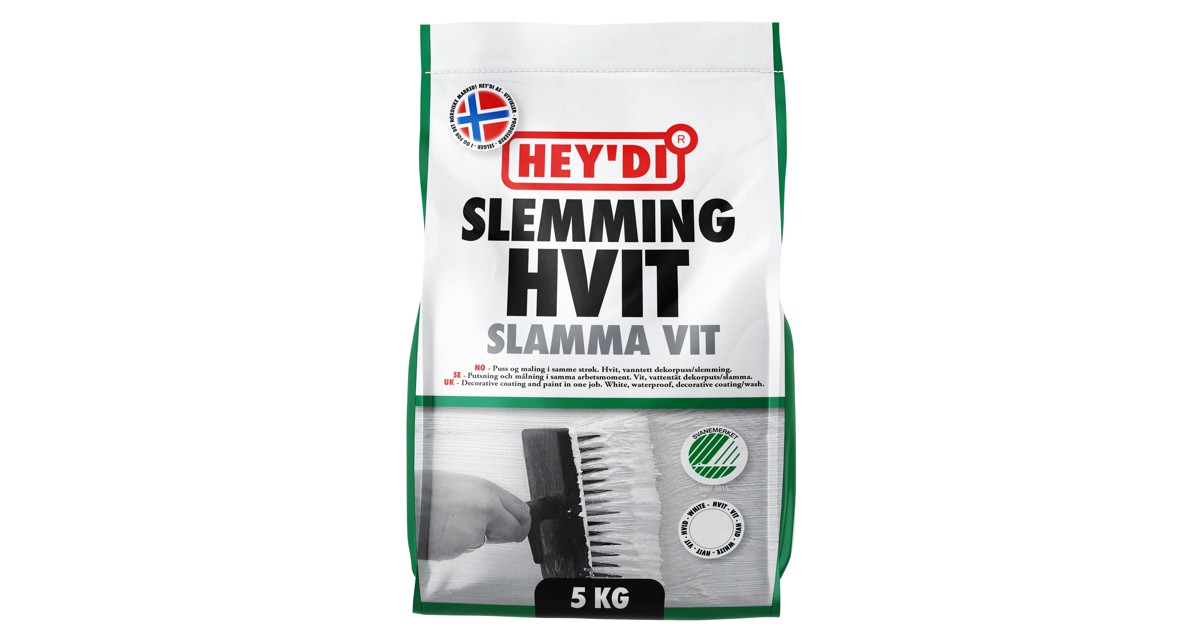 Slemming hvit 5 kg | Hey`di | Felleskjøpet